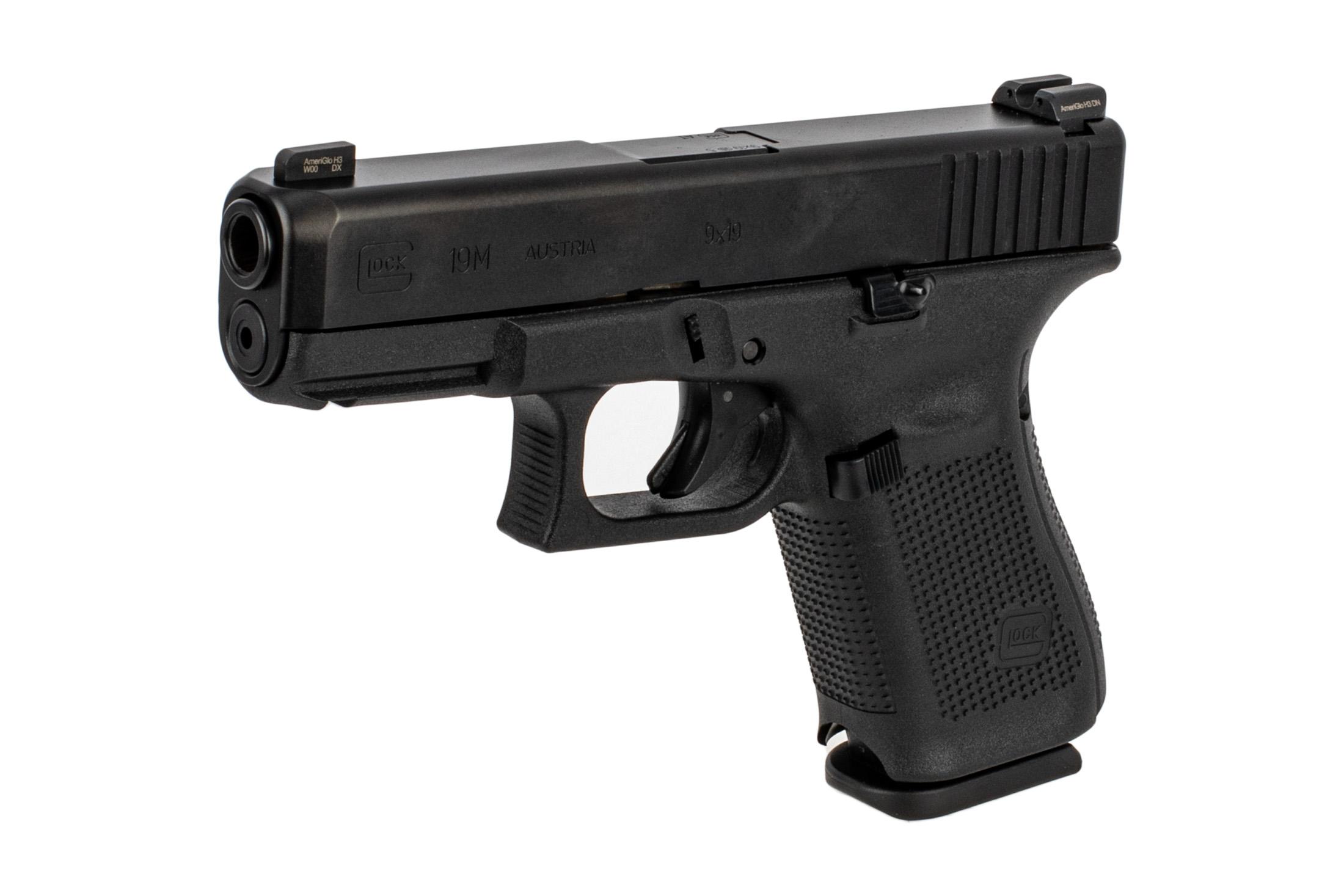 Glock 19M 9mm Compact Pistol with Night Sights - FBI Edition GLPM1950333